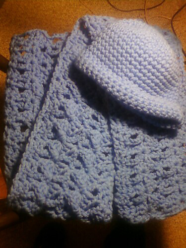 Ravelry: Easy Lacy Double Shells Scarf pattern by Sandi Marshall