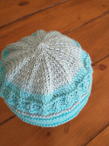 Ravelry: Metallic Twist Hat pattern by Bex Knitty Designs