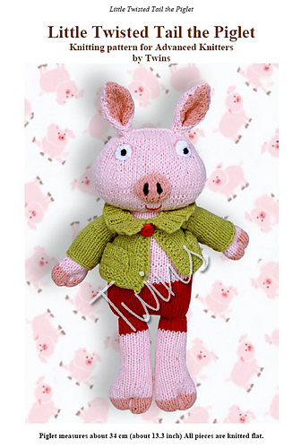 Ravelry: Little Twisted Tail the Piglet pattern by Ala Ela