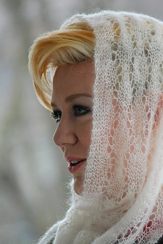 Ravelry: Stream Bed Lace Shoulder Stole pattern by Janice M. Hamby