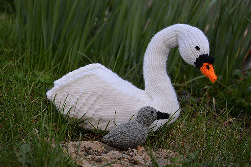 Ravelry: Baby Sister's Swan pattern by Sara Elizabeth Kellner