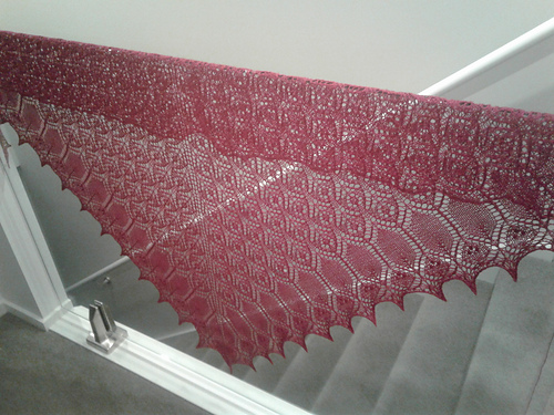 Ravelry: Dulcinea Lace Shawl pattern by Jeanne Vass