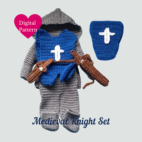 Ravelry: Medieval Knight pattern by Two Dogs and a Kat Tales