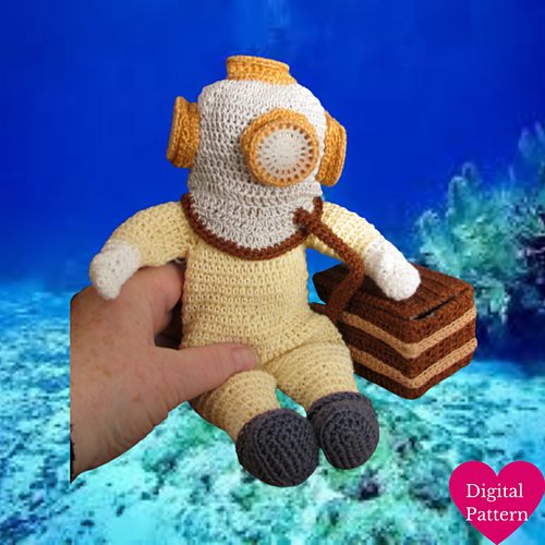 Ravelry: Deep Sea Diver pattern by Two Dogs and a Kat Tales