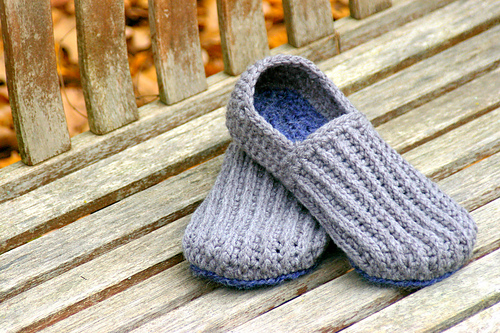 Ravelry: Mens House Shoes the Lazy Day Loafer Slipper pattern by Lorin Jean