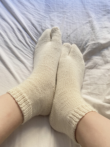 Ravelry: Typical Tabi Socks pattern by Tiffany Liew