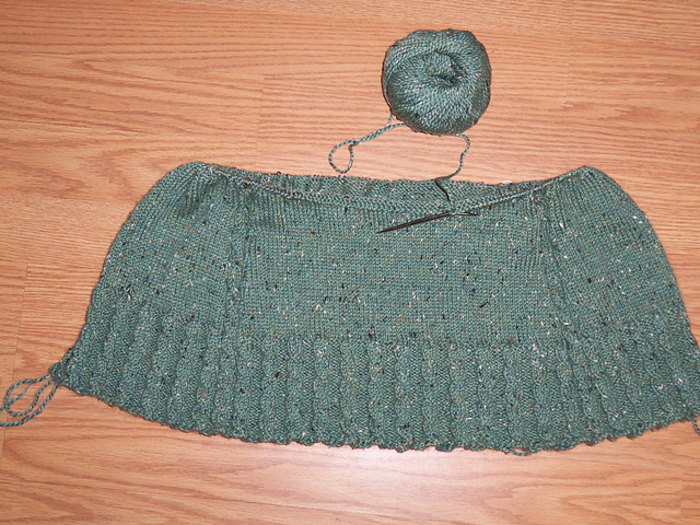 Ravelry: katybugged's Cable Skirt