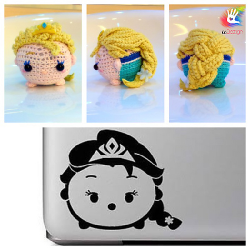Ravelry: Elsa Tsum Tsum pattern by Ervinna Lee
