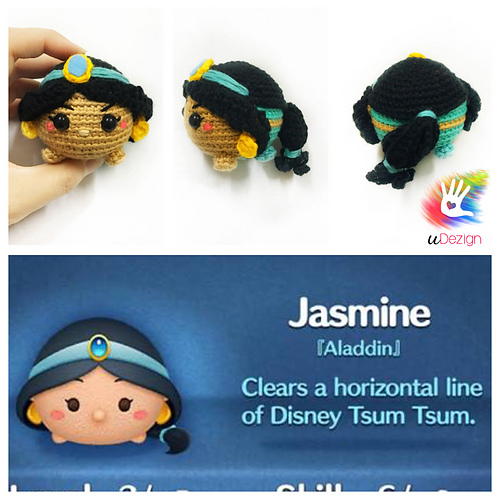 Ravelry: Jasmine Tsum Tsum pattern by Ervinna Lee