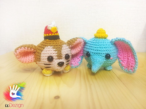 Ravelry: Dumbo Tsum tsum pattern by Ervinna Lee