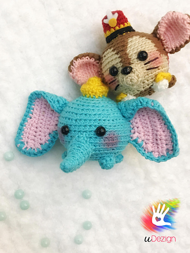 Ravelry: Dumbo Tsum tsum pattern by Ervinna Lee