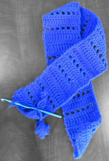 Ravelry: Beginning Crochet Sampler Scarf pattern by Suzanne Hirth