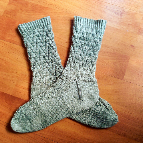 Ravelry: Chevron Socks pattern by Lime Scented
