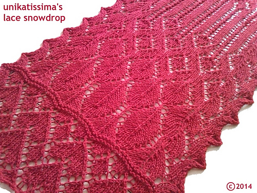 Ravelry: Lace Snowdrop pattern by Susann Hajjar