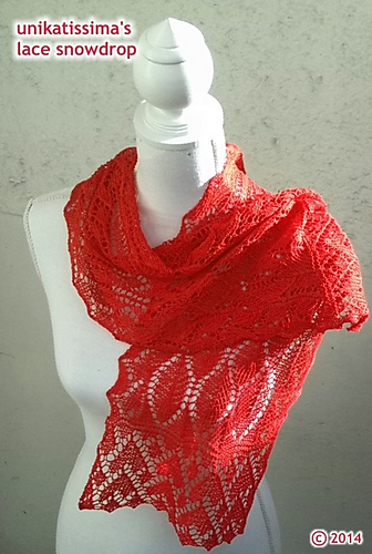 Ravelry: Lace Snowdrop pattern by Susann Hajjar