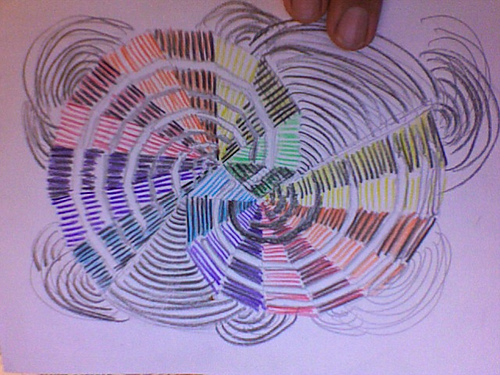 Ravelry: radical spiral blanket pattern by Forrest Brinker