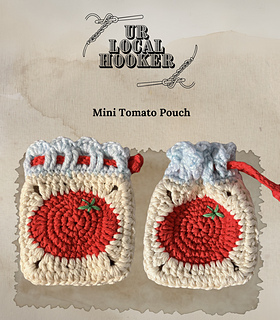 Ravelry: Mini Tomato Pouch pattern by Rachel Brockwell
