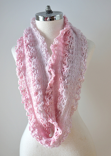 Ravelry: Elegant Lace Chain Scarf pattern by Valerie Baber