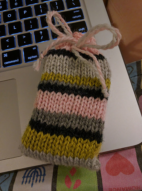 Ravelry: Felted Soap Saver Knit pattern by Heather E Boyd