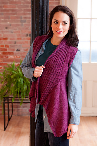 Ravelry: 2734 Women's Vest pattern by Plymouth Yarn Design Studio