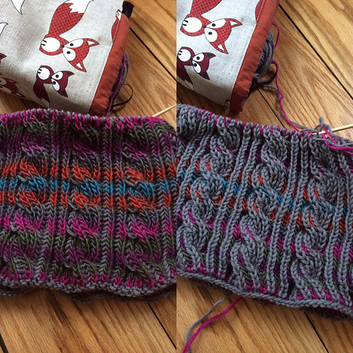 Ravelry: F729 Brioche Cable Cowl pattern by Vanessa Ewing