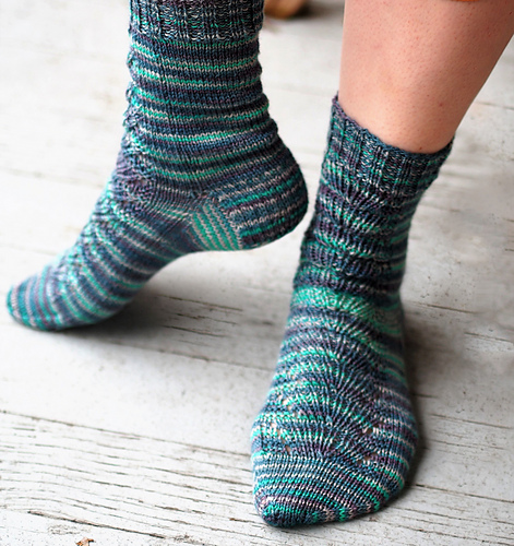 Ravelry: Under the Umbrella Socks pattern by Vanessa Ewing