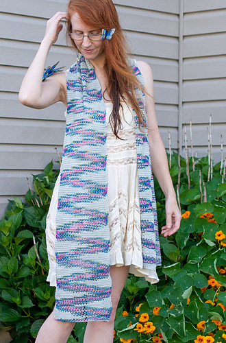 Ravelry: Rainbow Party Scarf pattern by Vanessa Ewing