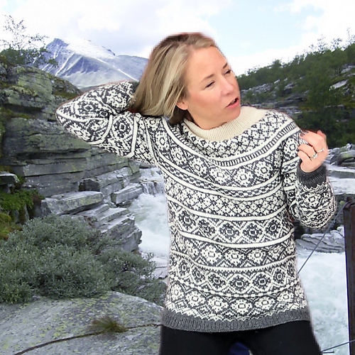 Ravelry: Classical Mountain Rose Sweater pattern by Anne Merete Fjeld ...