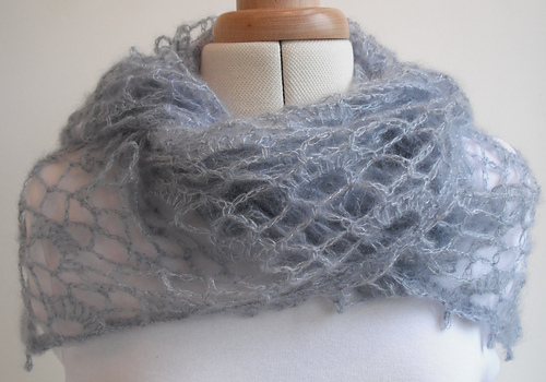 Ravelry: Angel Wisp Shawl pattern by Agrarian Artisan