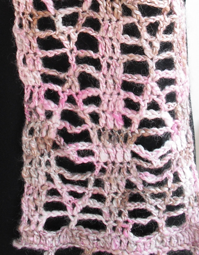 Ravelry: Diamond Ladder Crochet Scarf pattern by Agrarian Artisan
