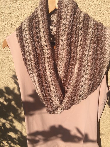 Ravelry: Eyelet Cowl pattern by Virginia Davlin