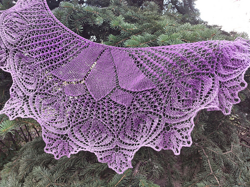 Ravelry: Under the Canopy Lace Shawl pattern by Anna Victoria
