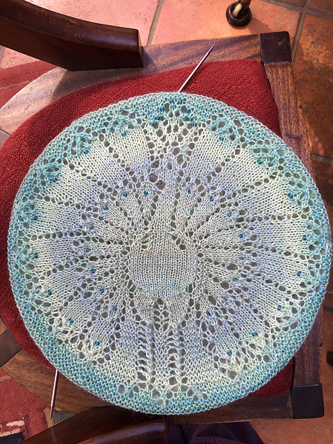 Ravelry: veebran's Peacock Pi Shawl