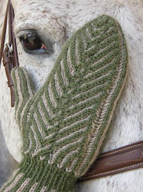 Ravelry: Braided Rein Mittens pattern by Sarah Burton