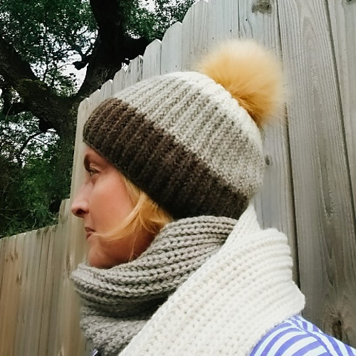 Ravelry: Fisherman's Rib Hat and Scarf Set pattern by Staci Perry