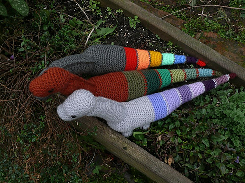 Ravelry: Dionysus the Dinosaur pattern by Victoria Stott
