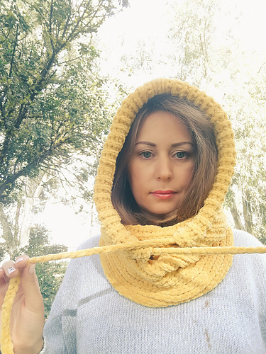 Ravelry: crochet Fluffy hood pattern by violetta gretsinger