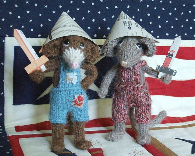 Ravelry: Mouse Soldiers pattern by ViolaSueKnits