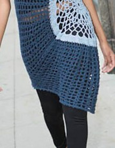 Ravelry: Denim Overlay Dress pattern by Visual Noise