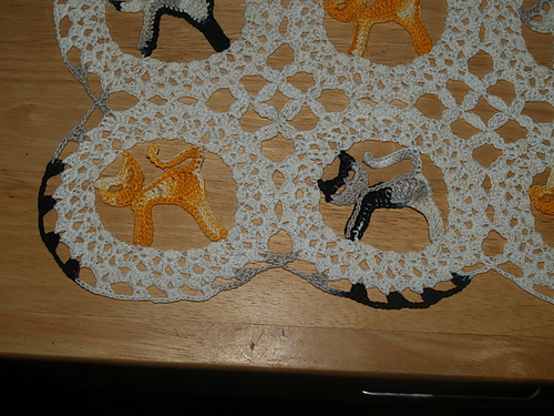 Ravelry: Crochet Cat Doily pattern by Valerie Fuller