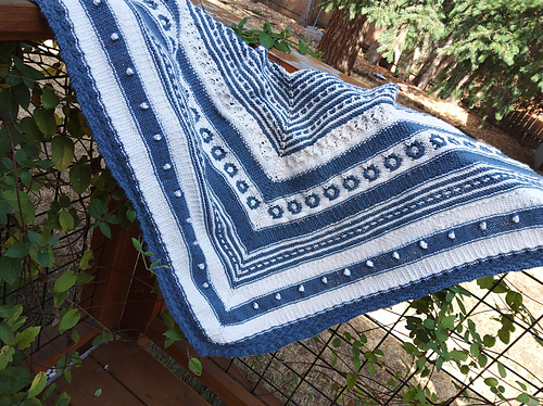 Ravelry: Woven Shawl pattern by Bex Knitty Designs