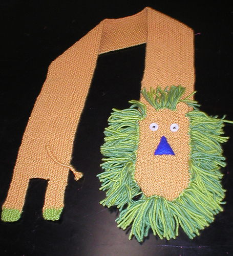 Ravelry: Lion Scarf pattern by Amy Bahrt