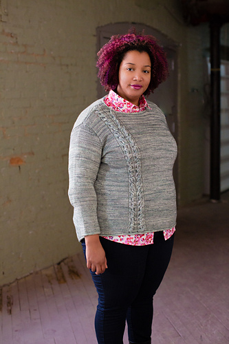 Ravelry: Single Cable Pullover pattern by Ann Weaver
