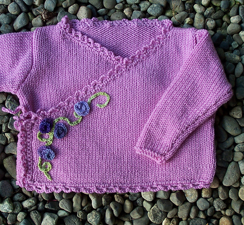 Ravelry: DK Flower Sweater pattern by Cathy Pipinich