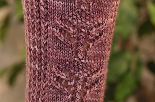 Ravelry: Thistle and Heather Socks pattern by Wendy D. Johnson