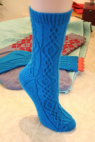 Ravelry: Wrought Iron Socks and Kneesocks pattern by Wendy D. Johnson