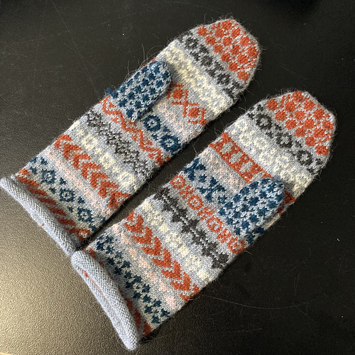 Ravelry: Fair Isle Mitten MKALendar pattern by Susanna Winter