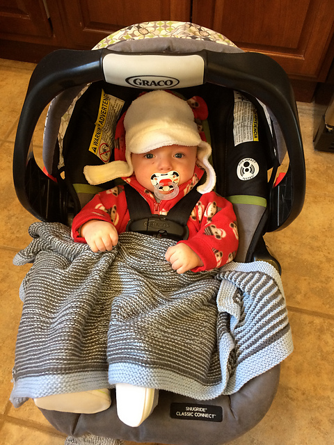 Ravelry: wesben's Baby Tux Illusion Blanket