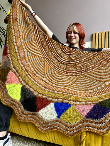 Ravelry: Go Go Dynamo Shawl pattern by Stephen West