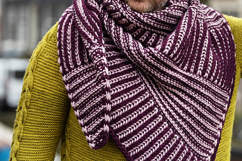 Ravelry: Slip 'n Slide Triangle pattern by Stephen West